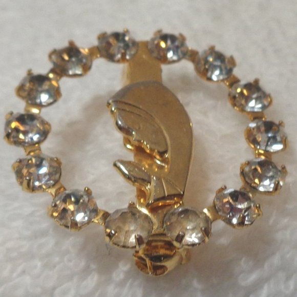 Jewelry | Lovely Religious Rhinestone Pin | Poshmark